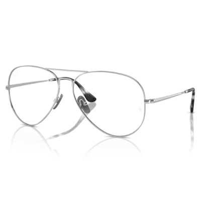 Ray Ban RX8789 Aviator Titanium | Designer Glasses